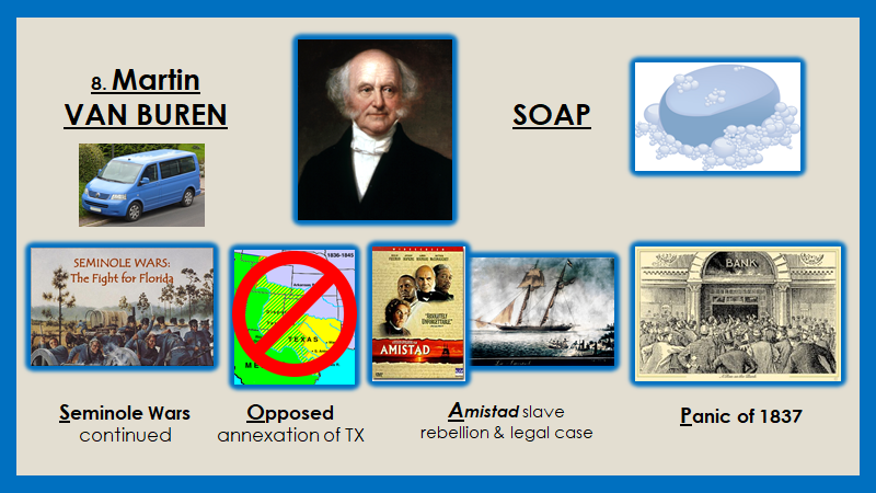 8. Martin VAN BUREN: SOAP – Journey Through History